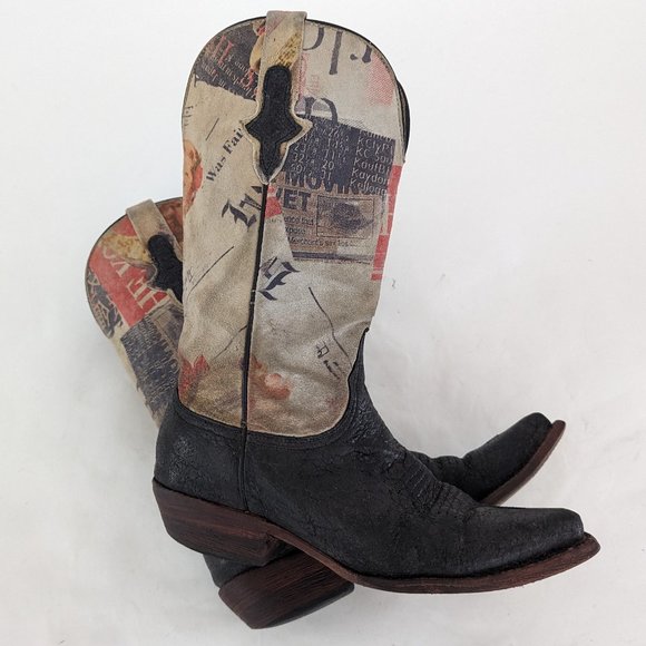 Ferrini | Shoes | Vintage Ferrini Leather Western Boots Size 7 | Poshmark